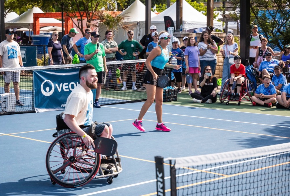 Wheelchair athlete Taylor Nichols growing adaptive pickleball