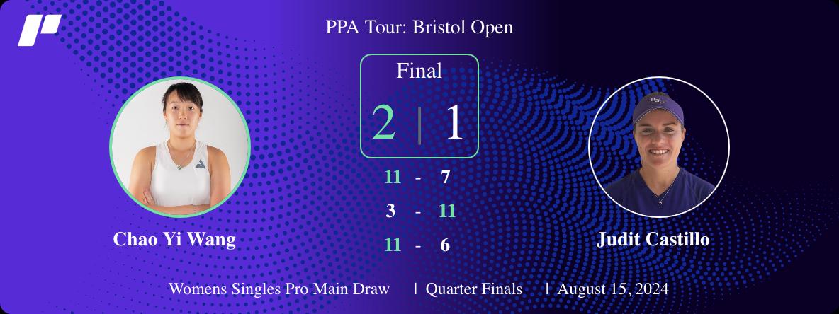 Live updates from PPA Bristol Open: Singles