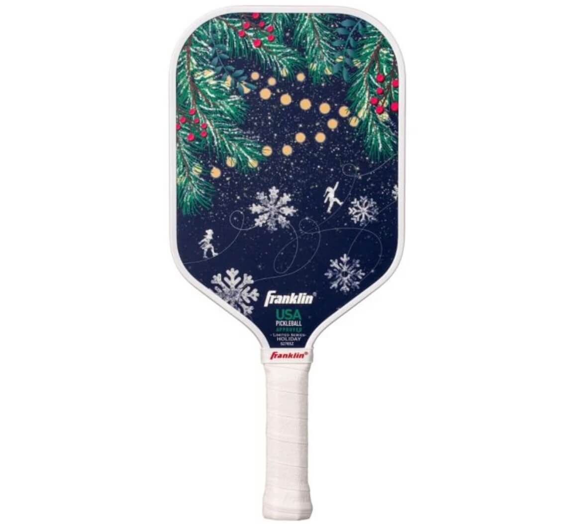 Santa would adore these Christmas-themed pickleball paddles